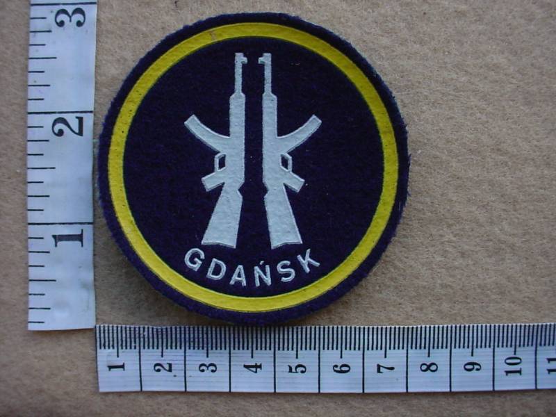 3200 Polish Gdansk Defence Unit arm patch (Ref. Army Poland) – SA Militaria