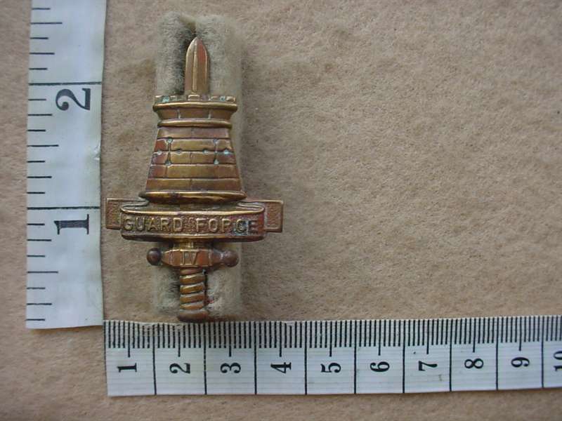 10730 Rhodesian Guard Force cap badge (CO3256) | SA Militaria