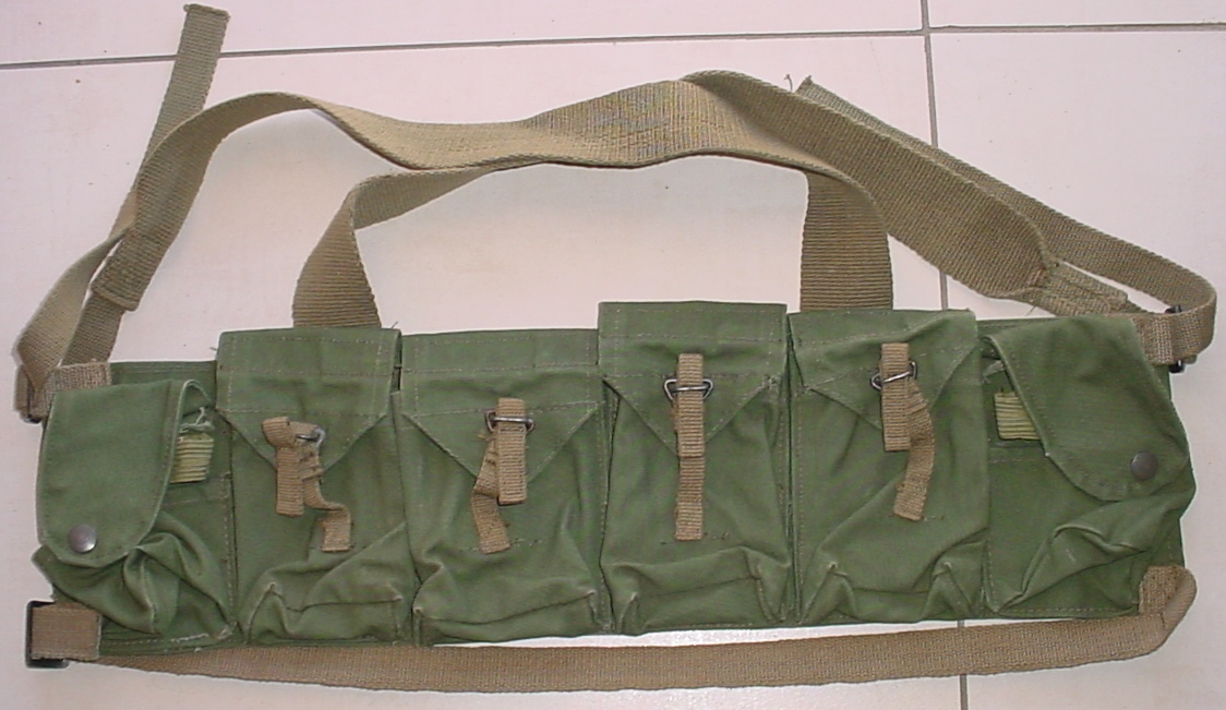 5304 Rhodesian Army chest webbing, FN rifle magazines (Rhodesia) – SA ...