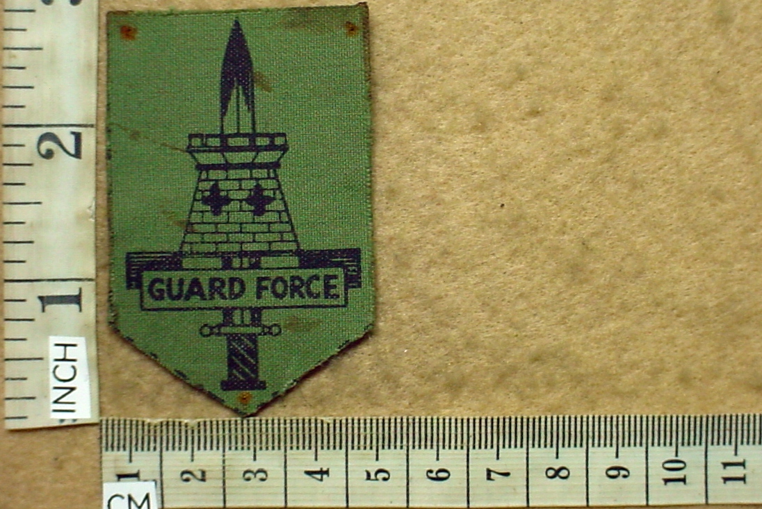 3751 Rhodesian Guard Force camo cap badge (DW2 872) – SA Militaria