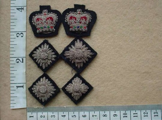10058 BSAP Assistant Commissioner rank badges (DW2 92) | SA Militaria