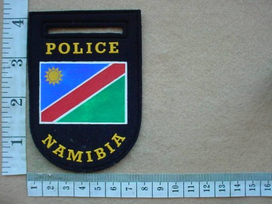 5129 Namibia Police Force arm flash (Police Namibia) | SA Militaria