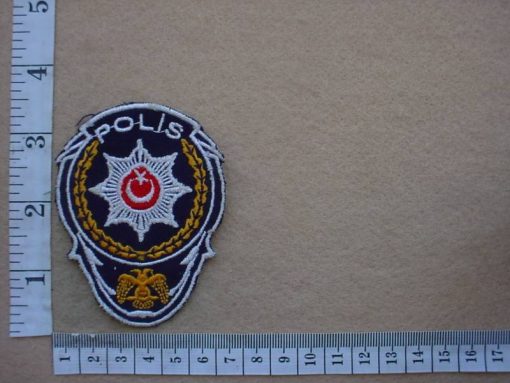 4337 Turkish Police arm patch (Ref. Police Turkey) – SA Militaria