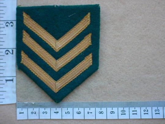 4853 SA Prisons Service Sergeant rank (Ranks SA) – SA Militaria