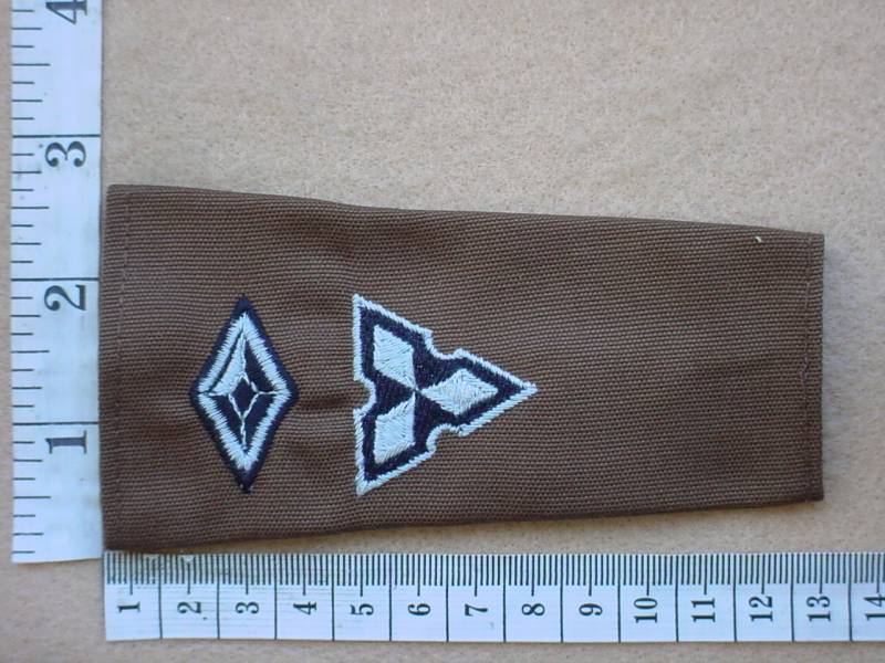 6144 SWA Army Lieut Colonel rank epaulette (Ref. Ranks SWA) – SA Militaria