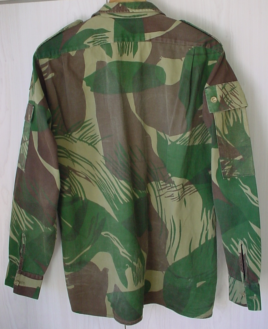 9843 Rhodesian Police Anti-Terrorist Unit camouflage shirt, long ...