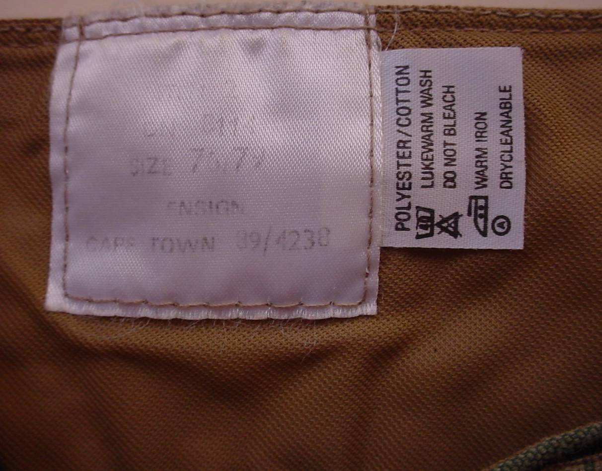 7630 SA Police camo trousers, 2nd pattern camo (SAP) | SA Militaria