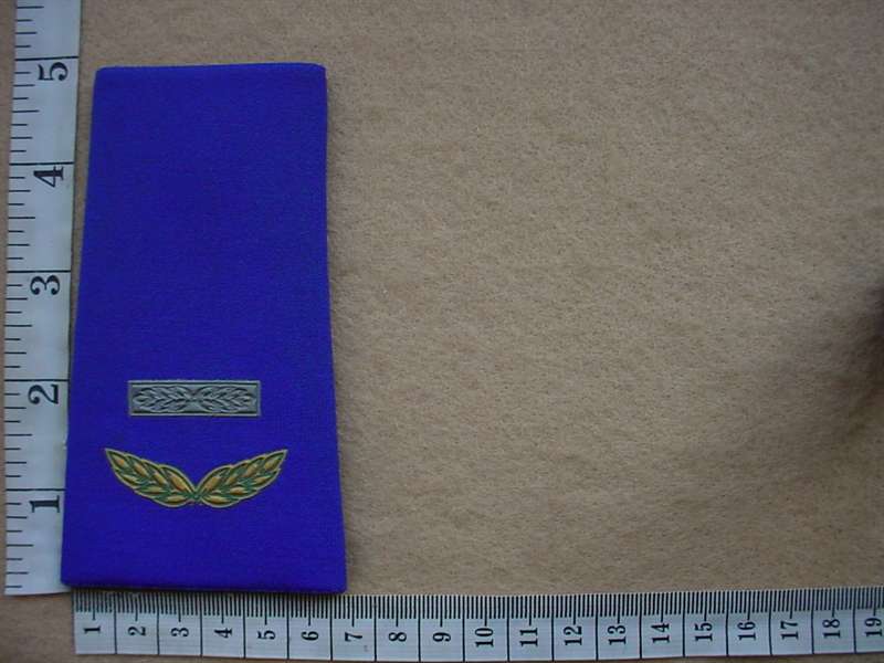 10303 SA Traffic Police rank epaulette (Ref. Ranks) | SA Militaria