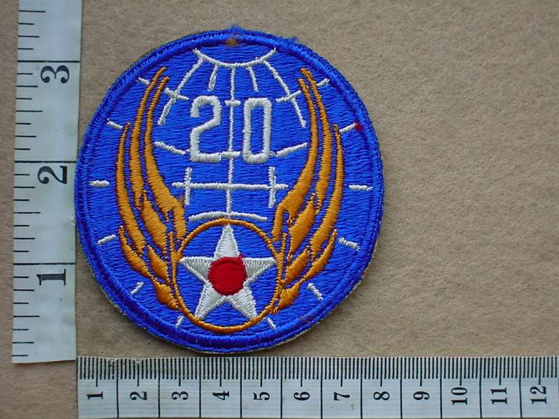 8727 US 20th Air Force arm patch (Ref. USAF) | SA Militaria