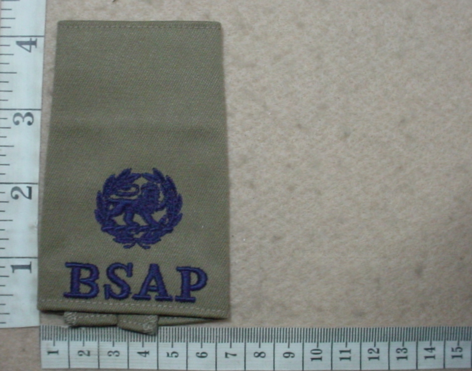 10452 Rhodesian British South Africa Police Superintendent rank ...