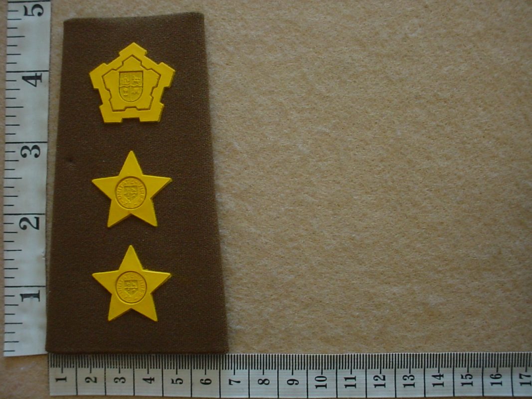 8502-1 SA Army Colonel rank epaulette (DW1 76 12) | SA Militaria