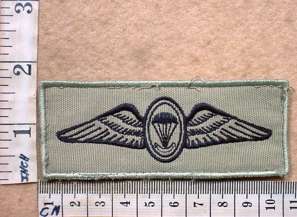2107-2 South African Army Parachute Instructor wings, Soldier 2000 camo ...