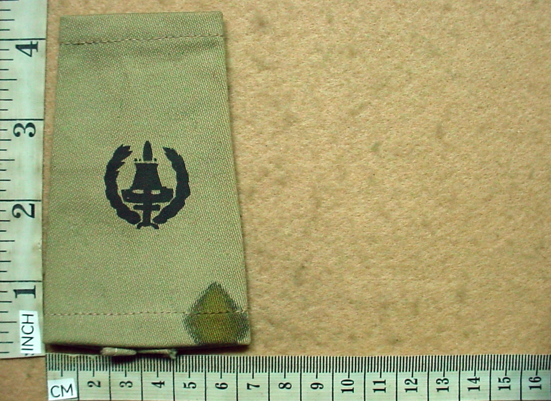 10104-4 Rhodesian Guard Force Keep Sergeant Major rank epaulette ...