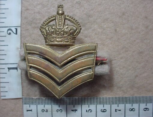 1554-2 British South Africa Police First Sergeant rank badge, 1940’s-53 ...