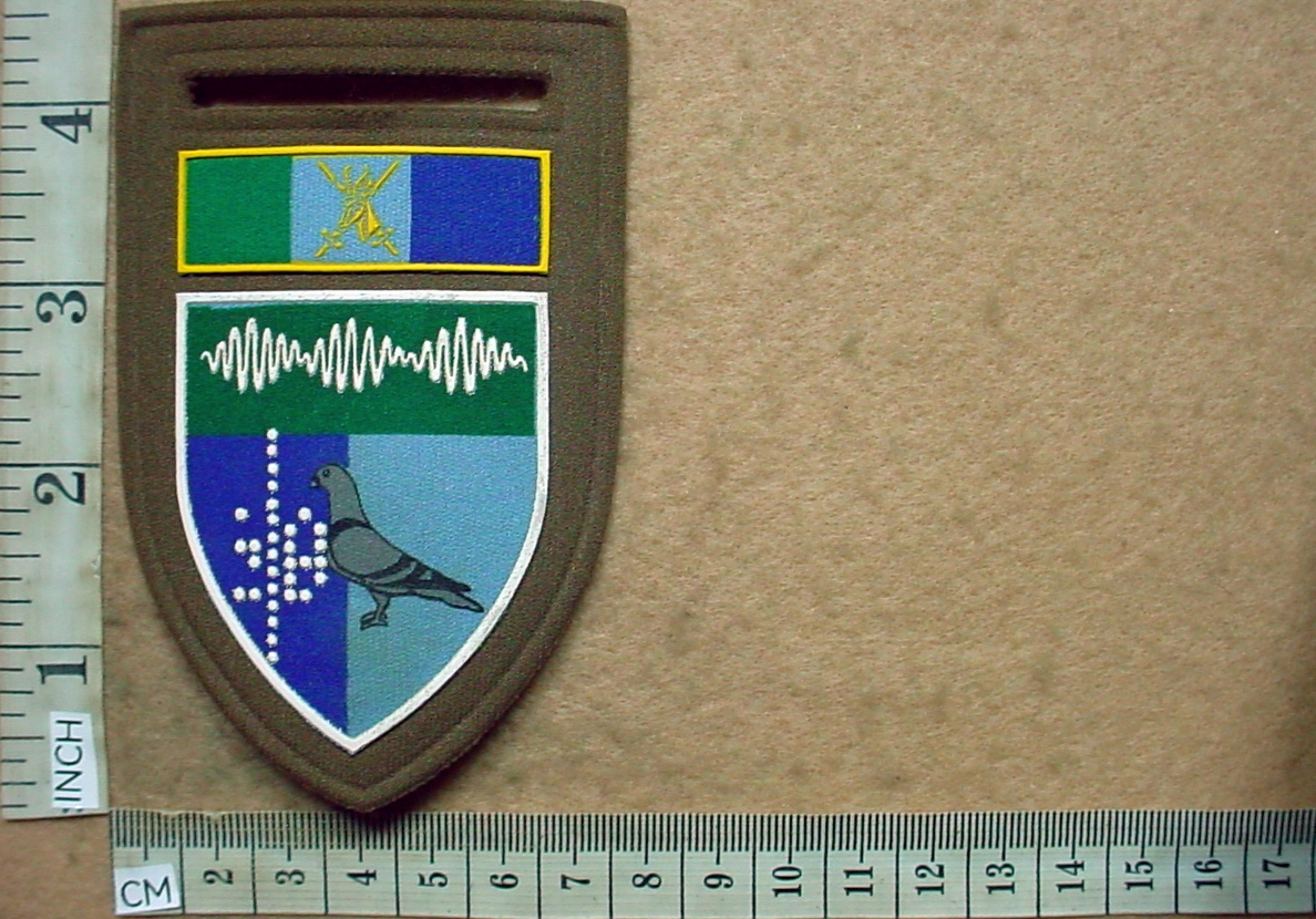 9887-5 South African 2 Signals Regiment arm flash, Signals Formation ...